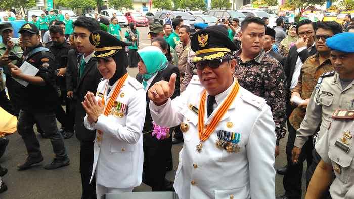 Usai Dilantik Airin-Ben Syukuran di UT Tangsel