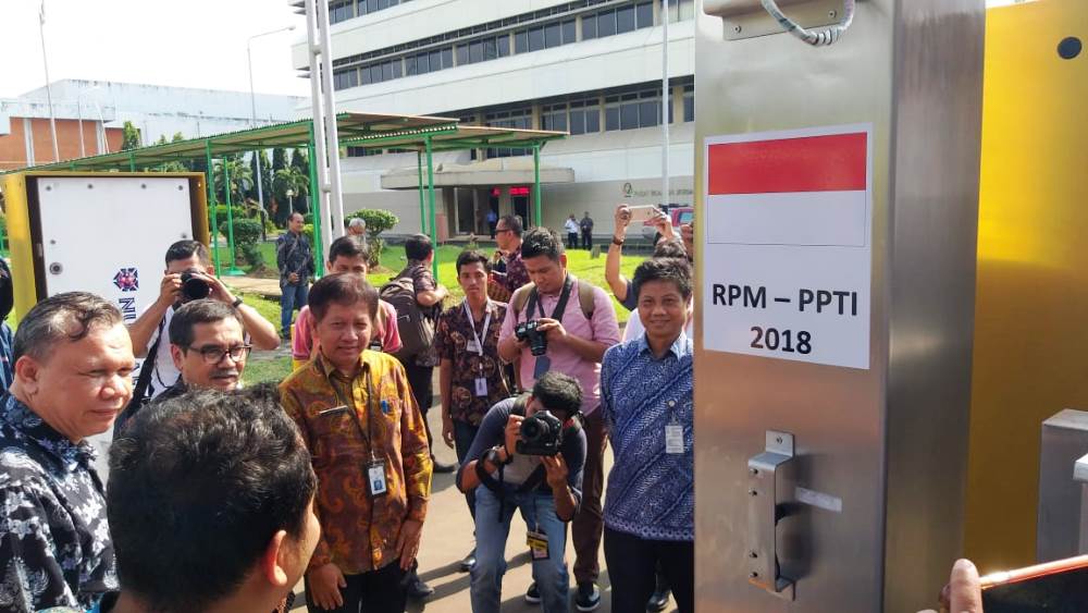 Puspiptek Pasang Alat Pendeteksi Radio Aktif