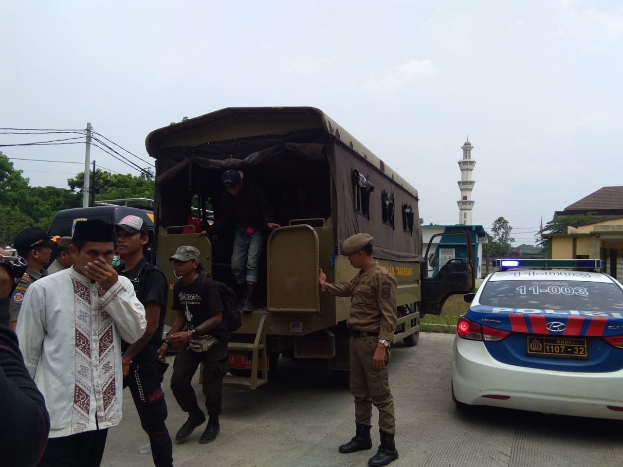 Belasan Anak Punk di Kabupaten Tangerang Dirazia Satpol PP