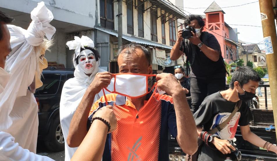 Tak Pakai Masker di Kota Tangerang Didenda Rp50 Ribu