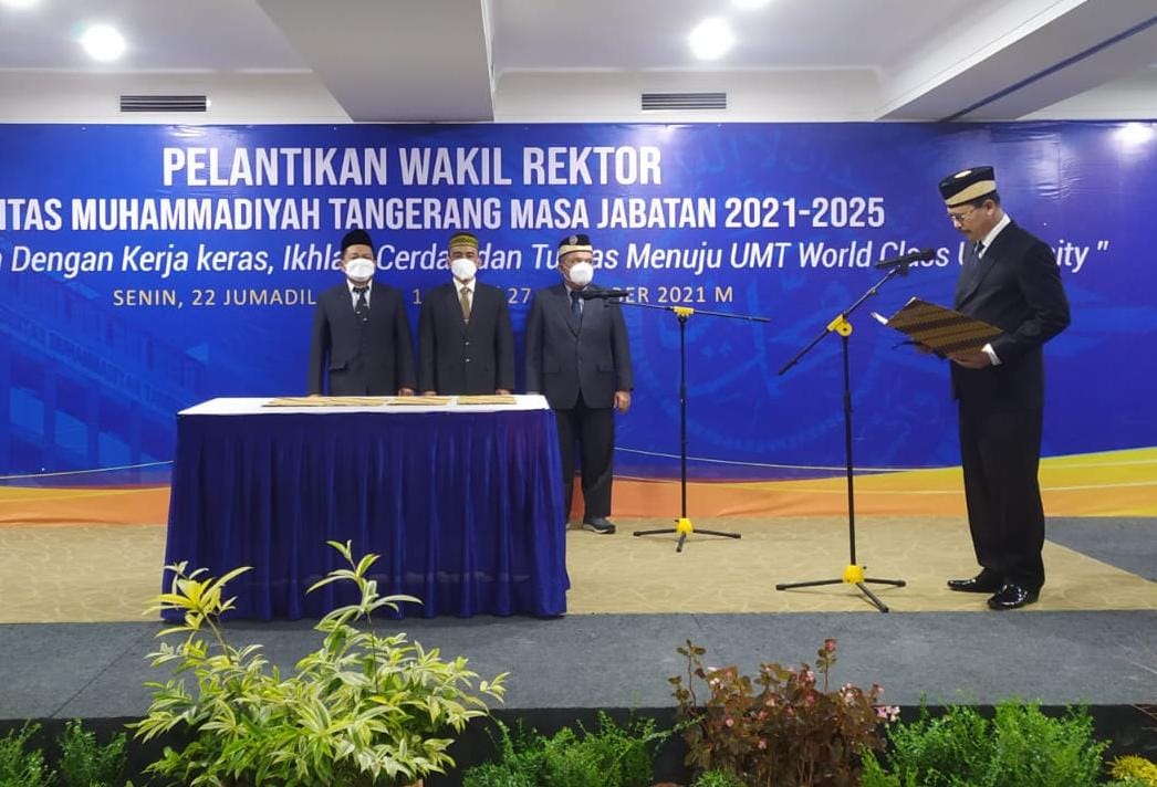 UMT Lantik 3 Wakil Rektor Baru