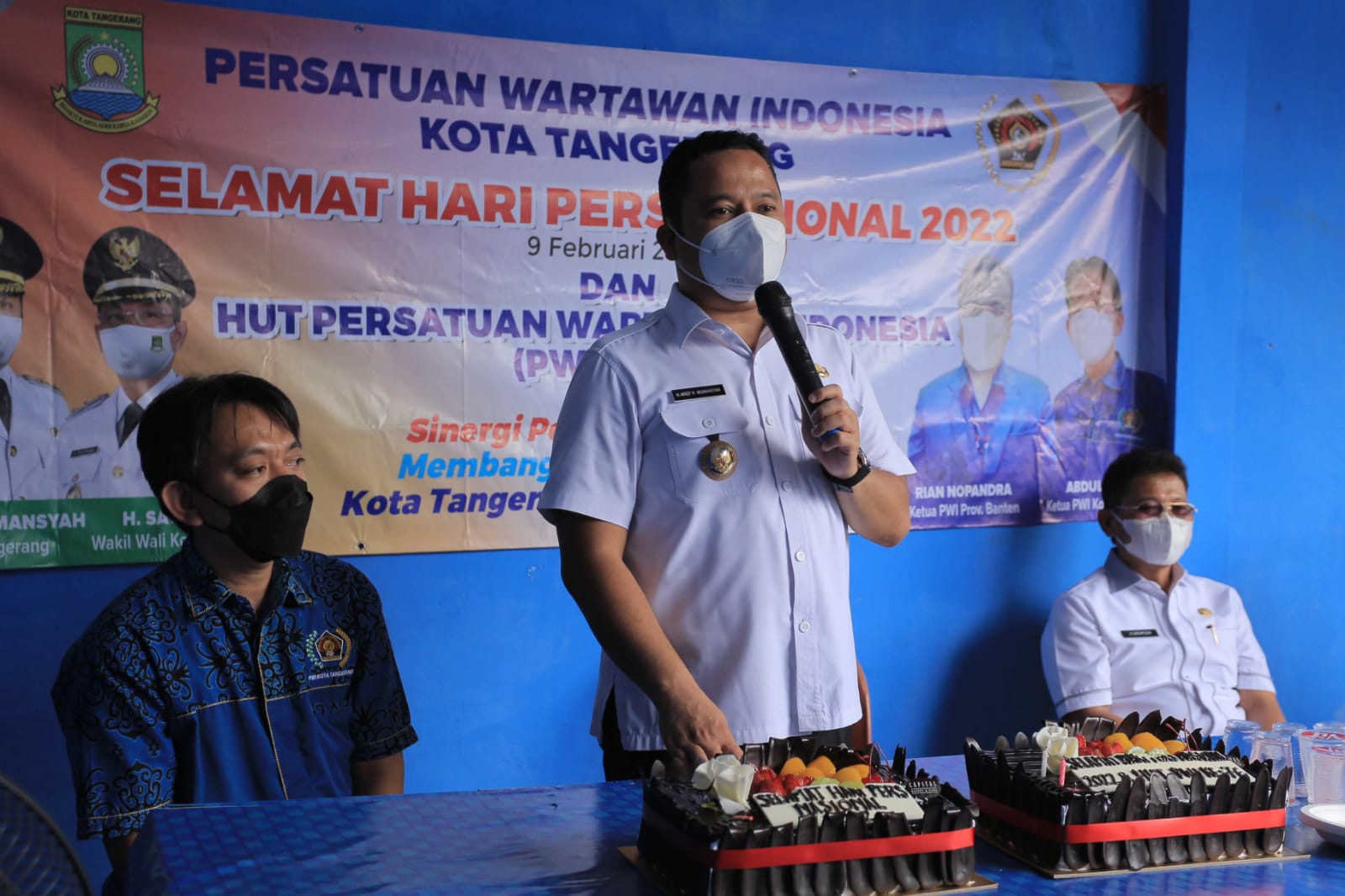 Peringati HPN 2022 dan HUT PWI 76, Walkot Tangerang Arief Harapkan Sinergisitas