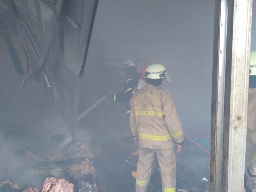 Puluhan Ruko di Pasar Sentiong Balaraja Tangerang Terbakar