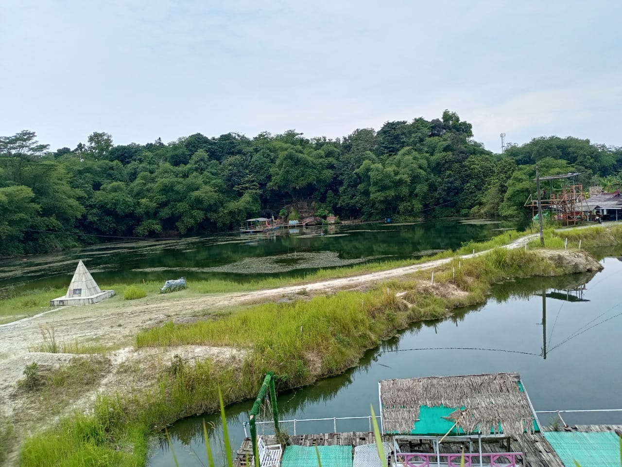 Terbengkalai, Danau Biru Cigaru Tangerang Tak Seindah Dulu