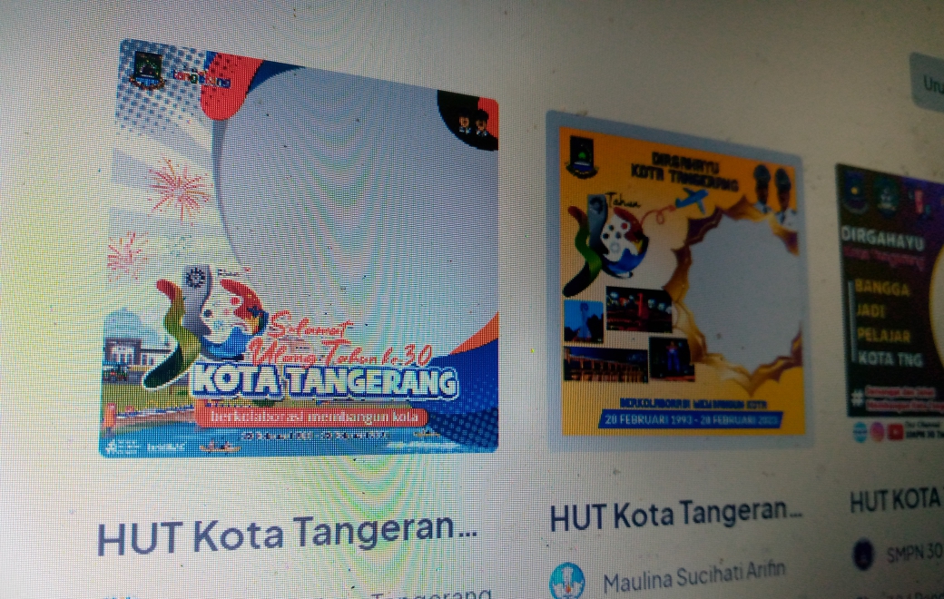 HUT Ke-30 Kota Tangerang, Ramaikan dengan 10 Link Twibbon Ini