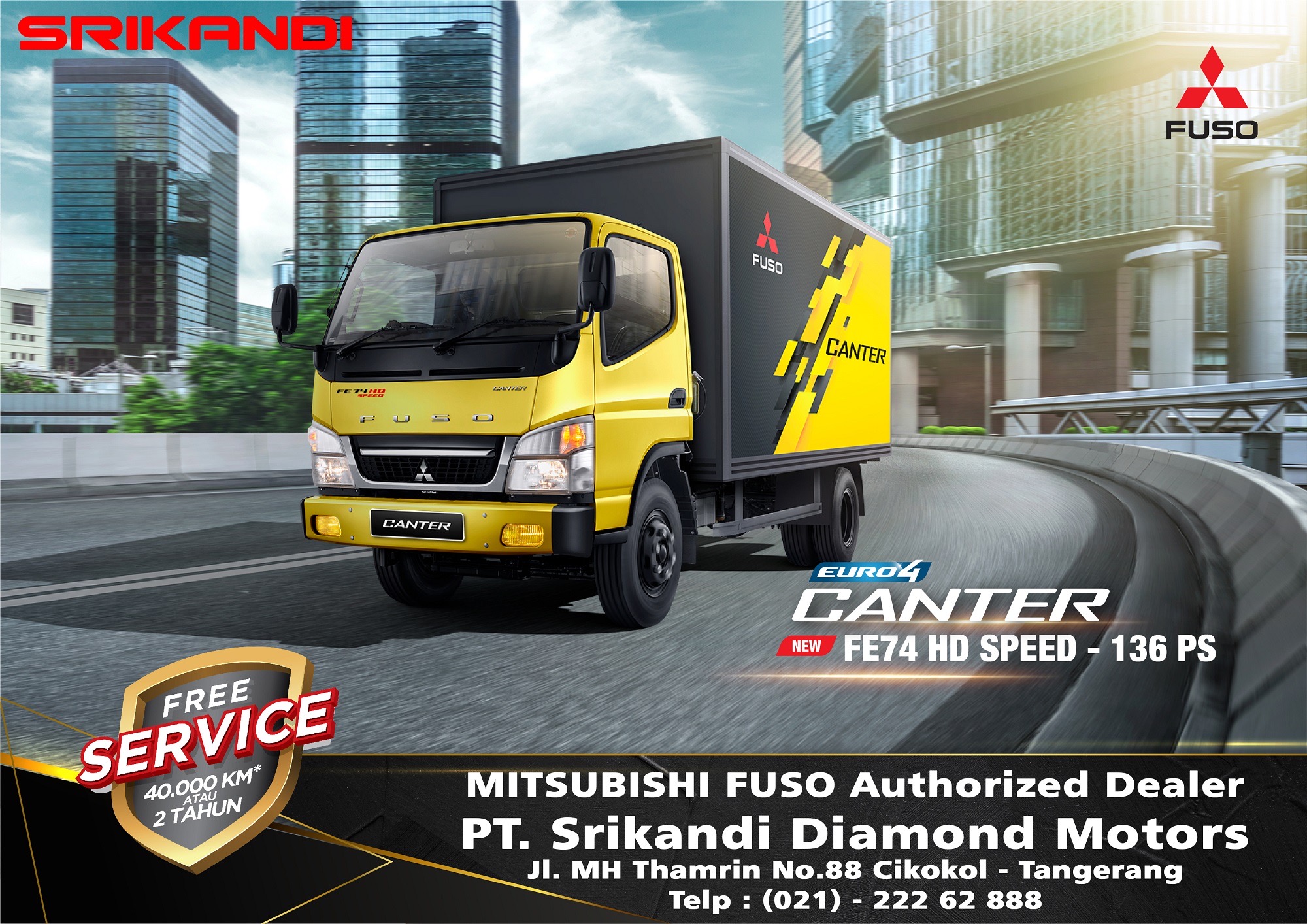 Srikandi Cikokol Berikan Gebyar Promo Akhir Tahun Mitsubishi Fuso Canter