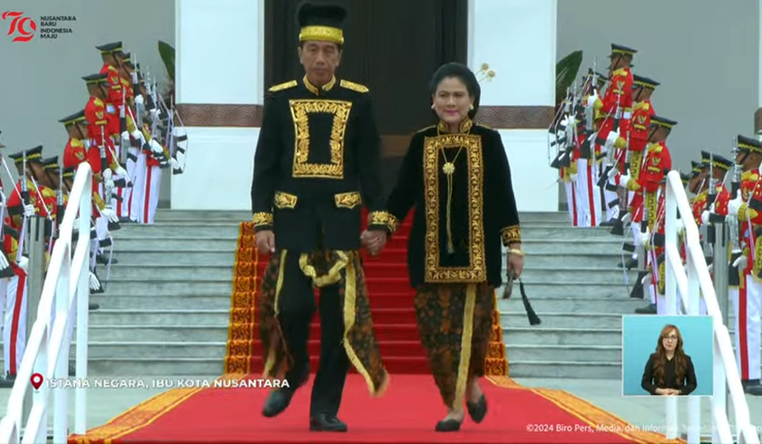 Makna Baju Adat Kustin Jokowi Saat Upacara HUT ke-79 RI di IKN, Pakaian ...