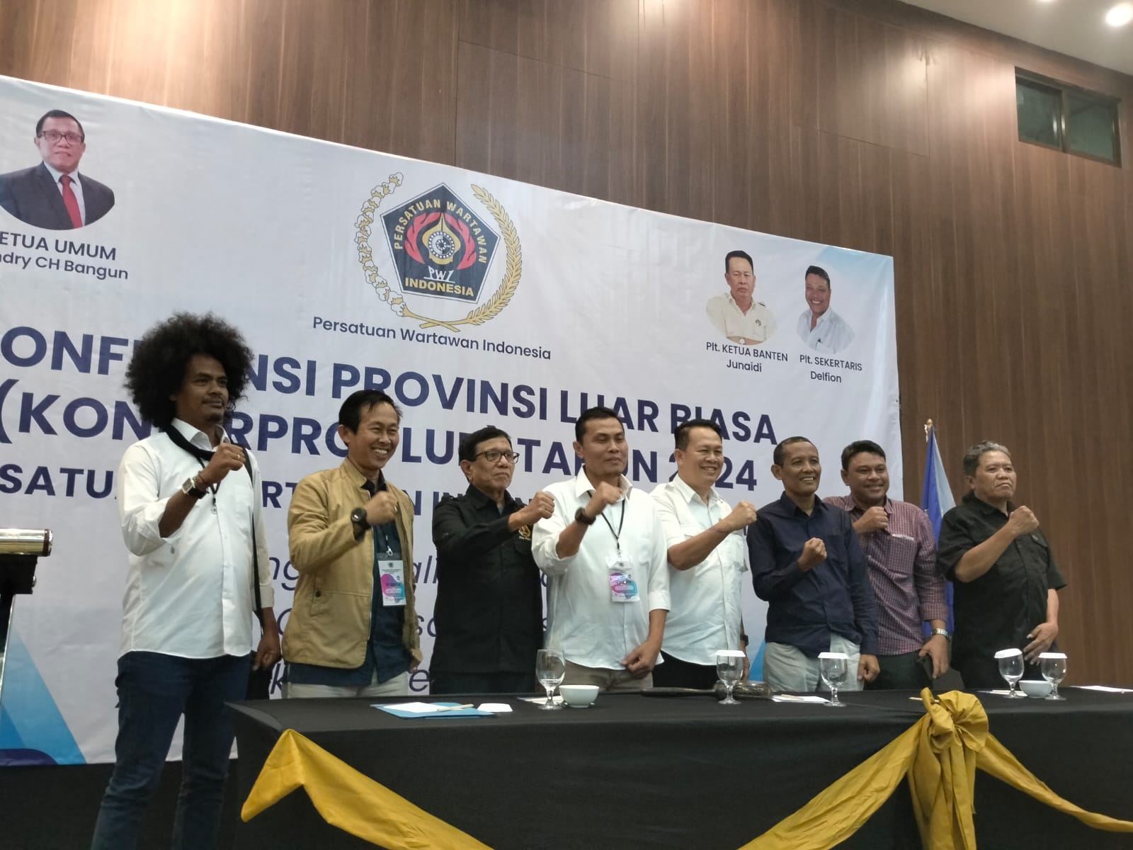 Bos Radar Banten Mashudi Terpilih Aklamasi Ketua Umum PWI Banten