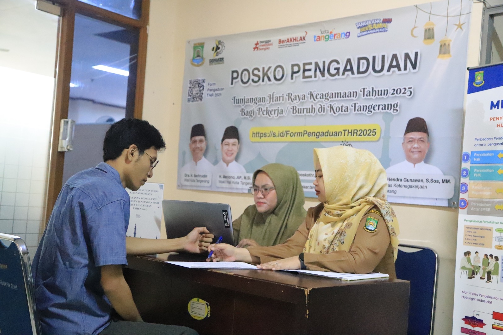 Perusahaan Wajib Bayar THR Tanpa Dicicil, Disnaker Kota Tangerang Buka Posko Pengaduan