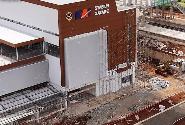 Sudah 75 Persen, Pembangunan Stasiun Jatake Ditarget Rampung Juli 2025