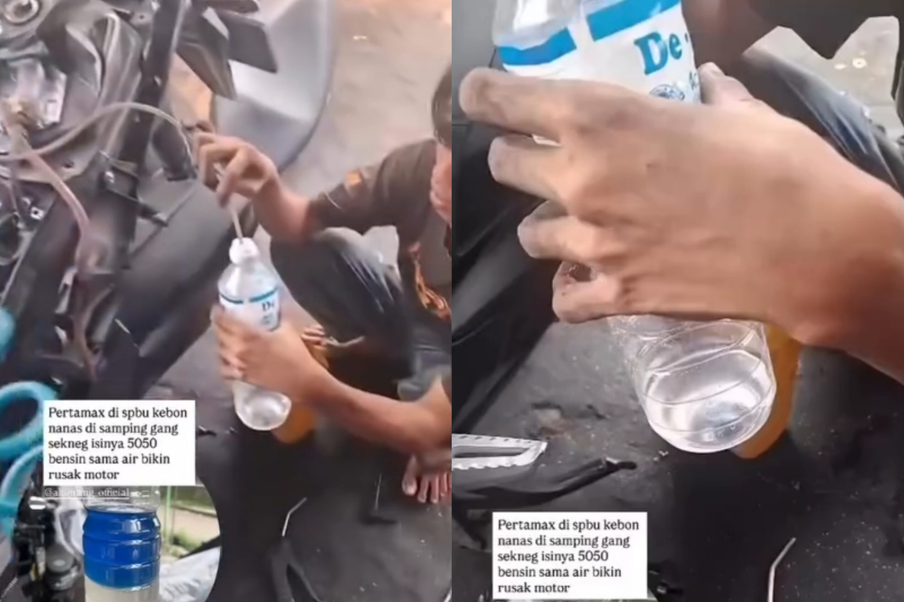 Motor Mogok Usai Isi Bensin di SPBU Pertamina Kebon Nanas, Diduga Tercampur Air