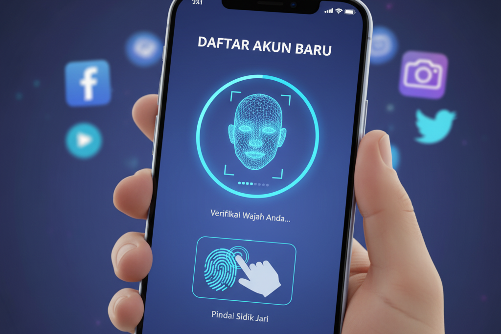 Komdigi Kaji Aturan Wajib Scan Wajah dan Sidik Jari untuk Akun Medsos