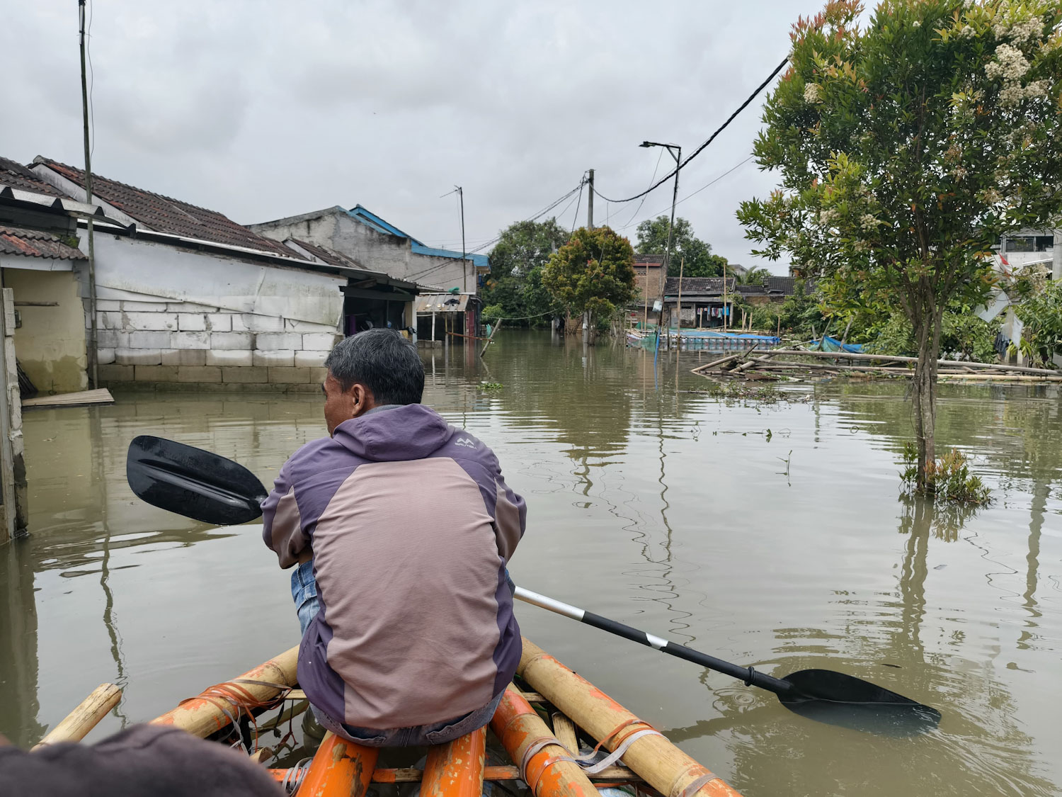Banjir Cikande Tangerang Perlahan Surut, Sebagian Pengungsi Pulang
